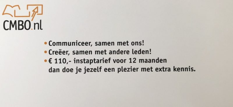 CMBO actiever met ledenwerving - https://www.blokboek.com